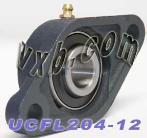 3/4" Bore Mounted Bearing UCFL-204-12 + 2-Bolt Flanged Ho.. ️