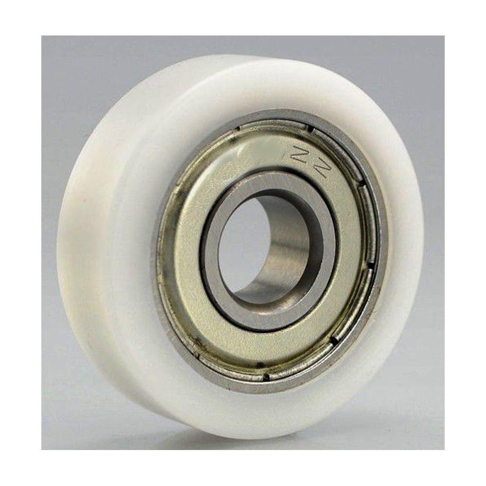 6mm Bore Bearing POM Plastic Track Roller 6x25x7mm