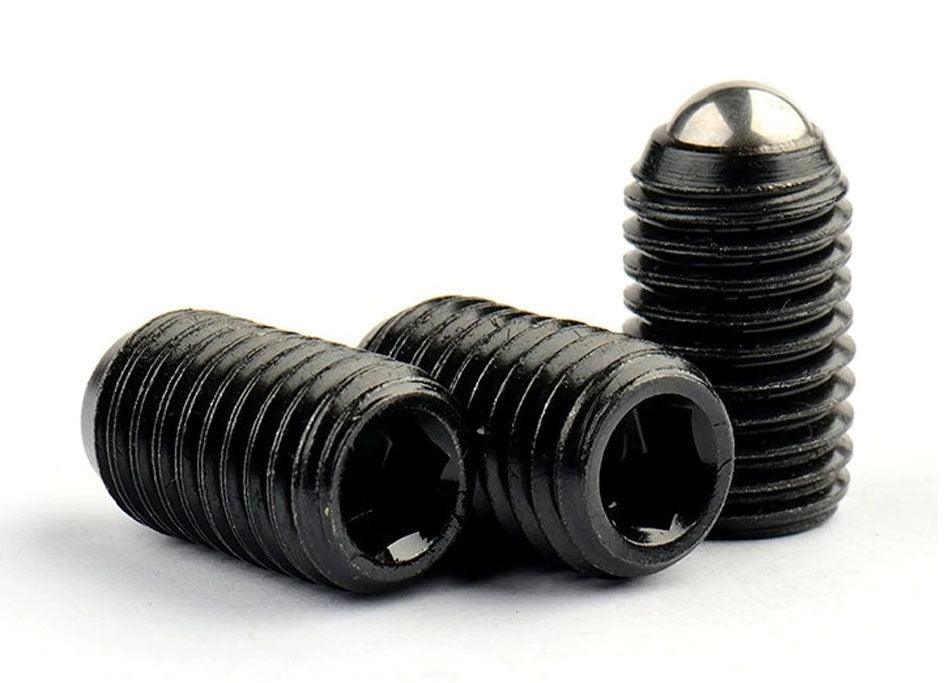 M3 6mm Long Carbon Steel Ball Plunger / Hex Head